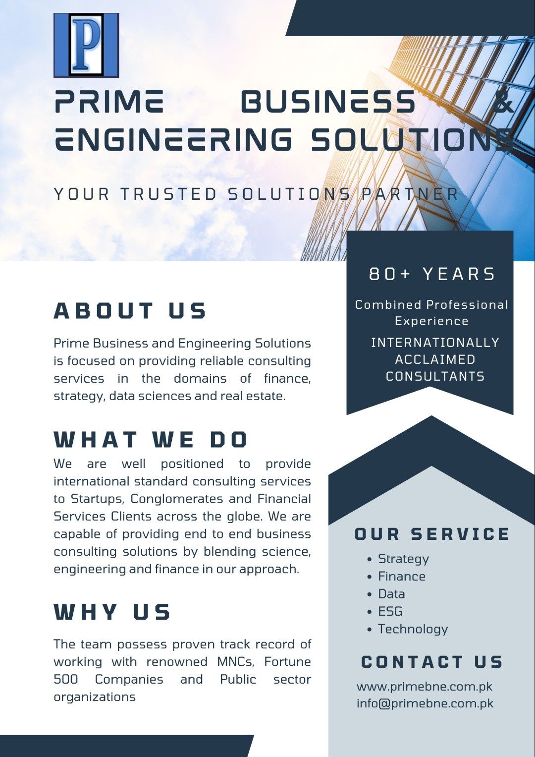 Prime Business and Engineering Solutions – We value your trust and ...